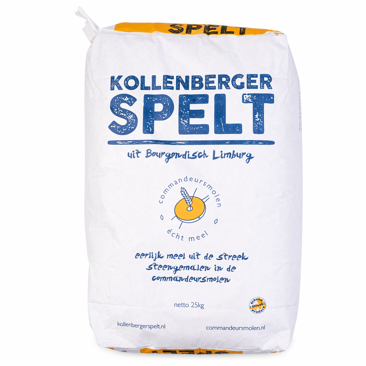 Kollenberger Spelt Bloem - 25 Kg - Limburgs Bakwinkeltje