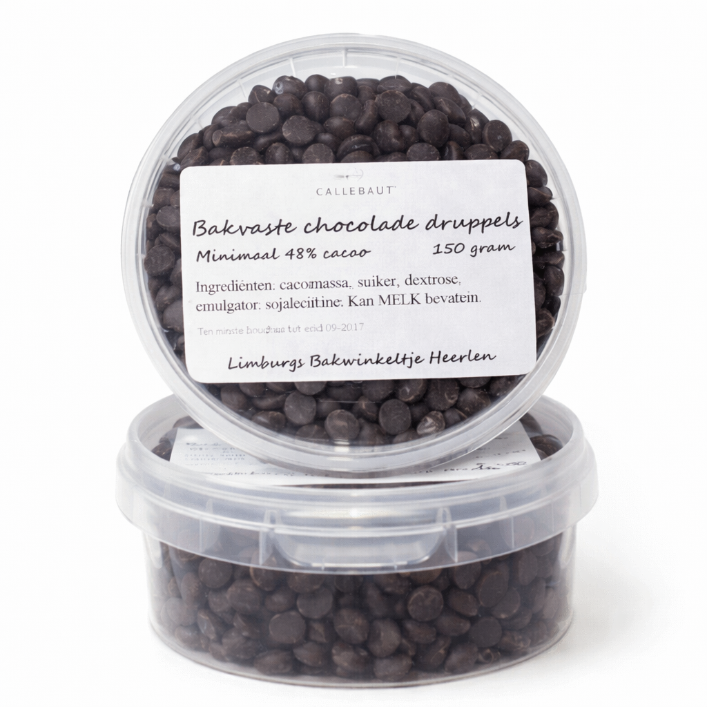 Callebaut Bakvaste Chocolade Druppels Klein Puur - 250 g - Limburgs ...