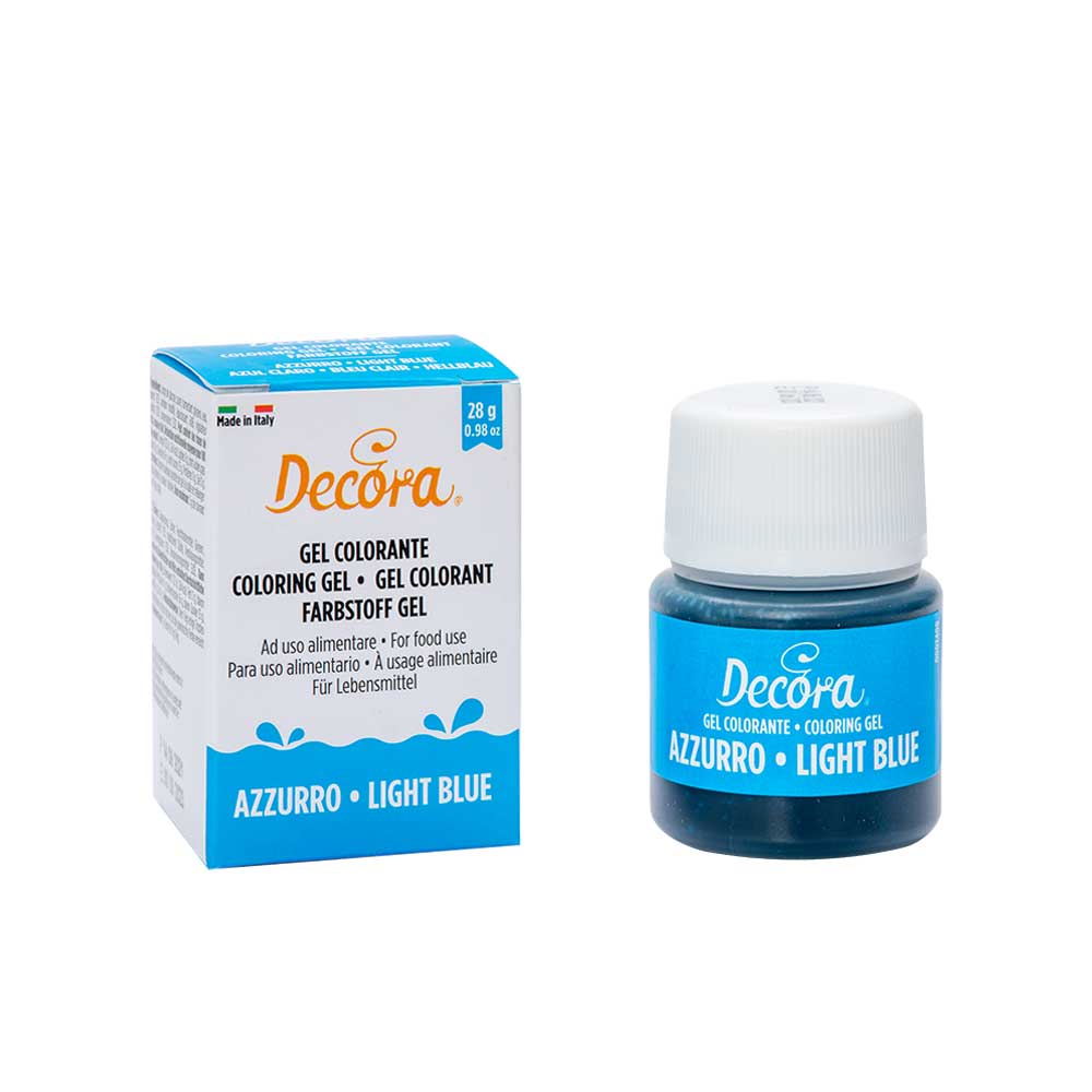 Decora Colorgel Lichtblauw - 28 g - Limburgs Bakwinkeltje