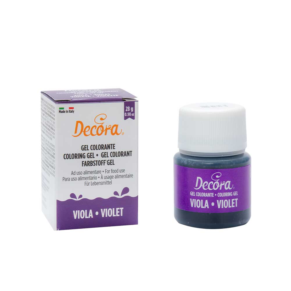 Decora Colorgel Paars - 28 g - Limburgs Bakwinkeltje
